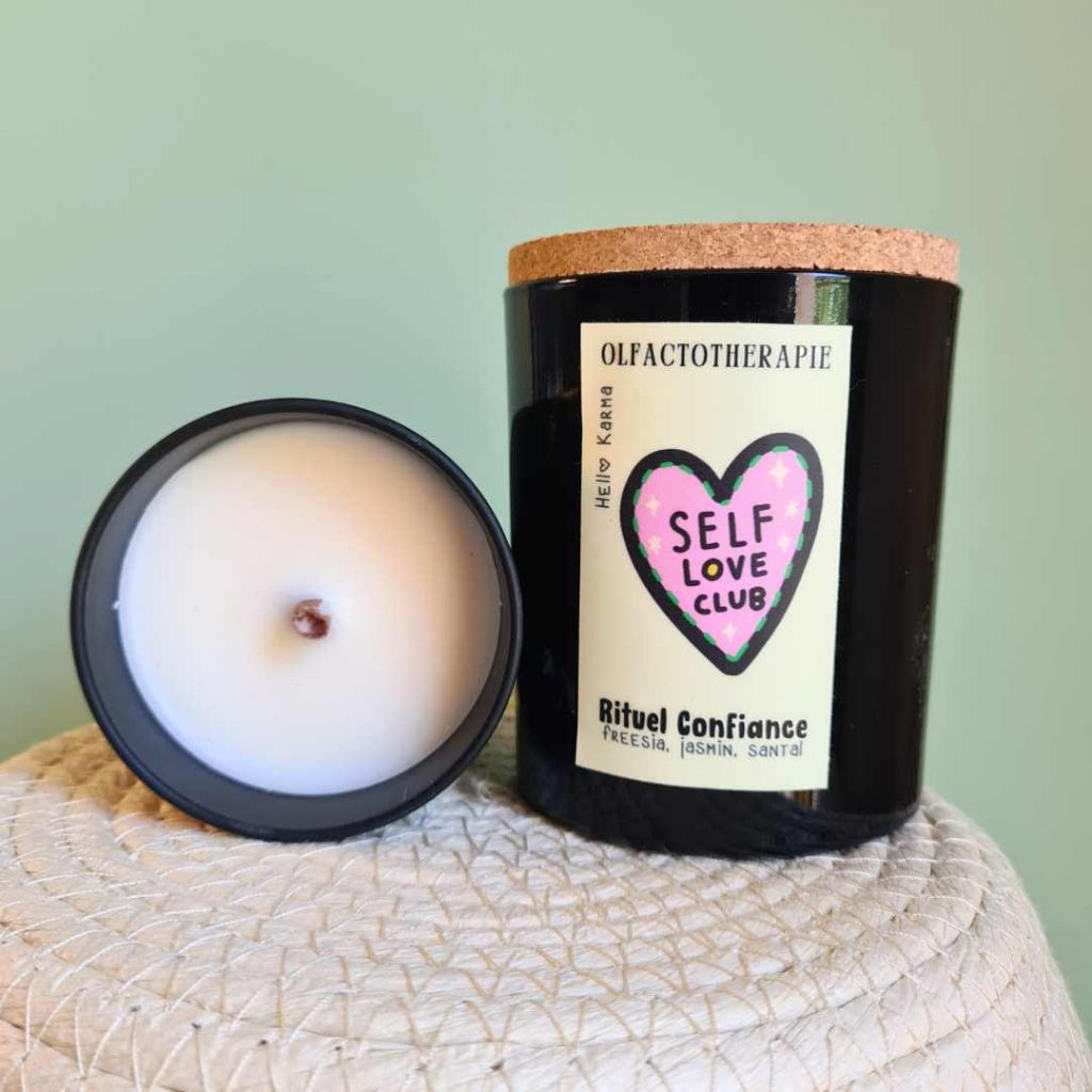 Bougie Olfactothérapie Sensualité - Hello Karma
